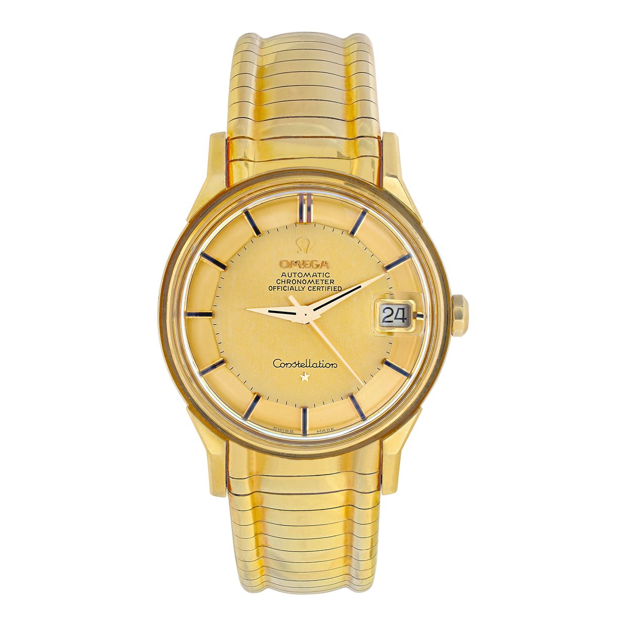 Used Omega Constellation 168005/6 18k 34mm auto watch | Gray & Sons