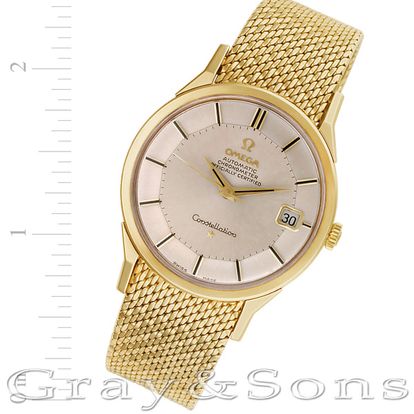 Preowned Omega Constellation 168005/6 18k 36mm auto watch