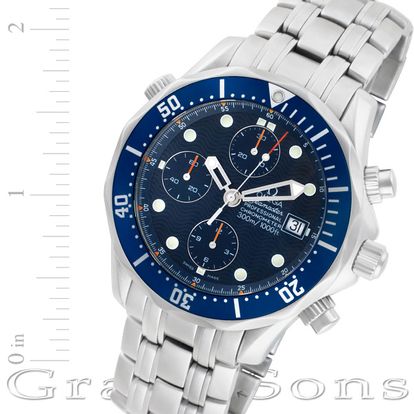Preowned Omega Seamaster 25998000 stainless steel 40mm | Gray & Sons
