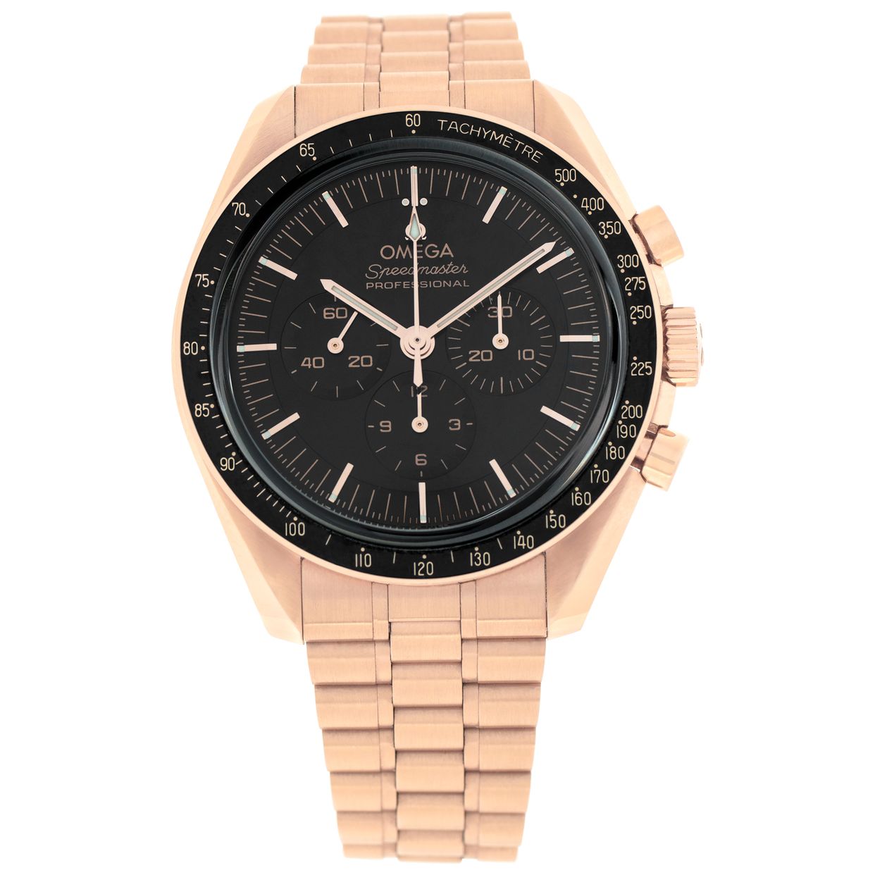 Pre-owned Omega Speedmaster 31060425001001 18k rose | Gray & Sons