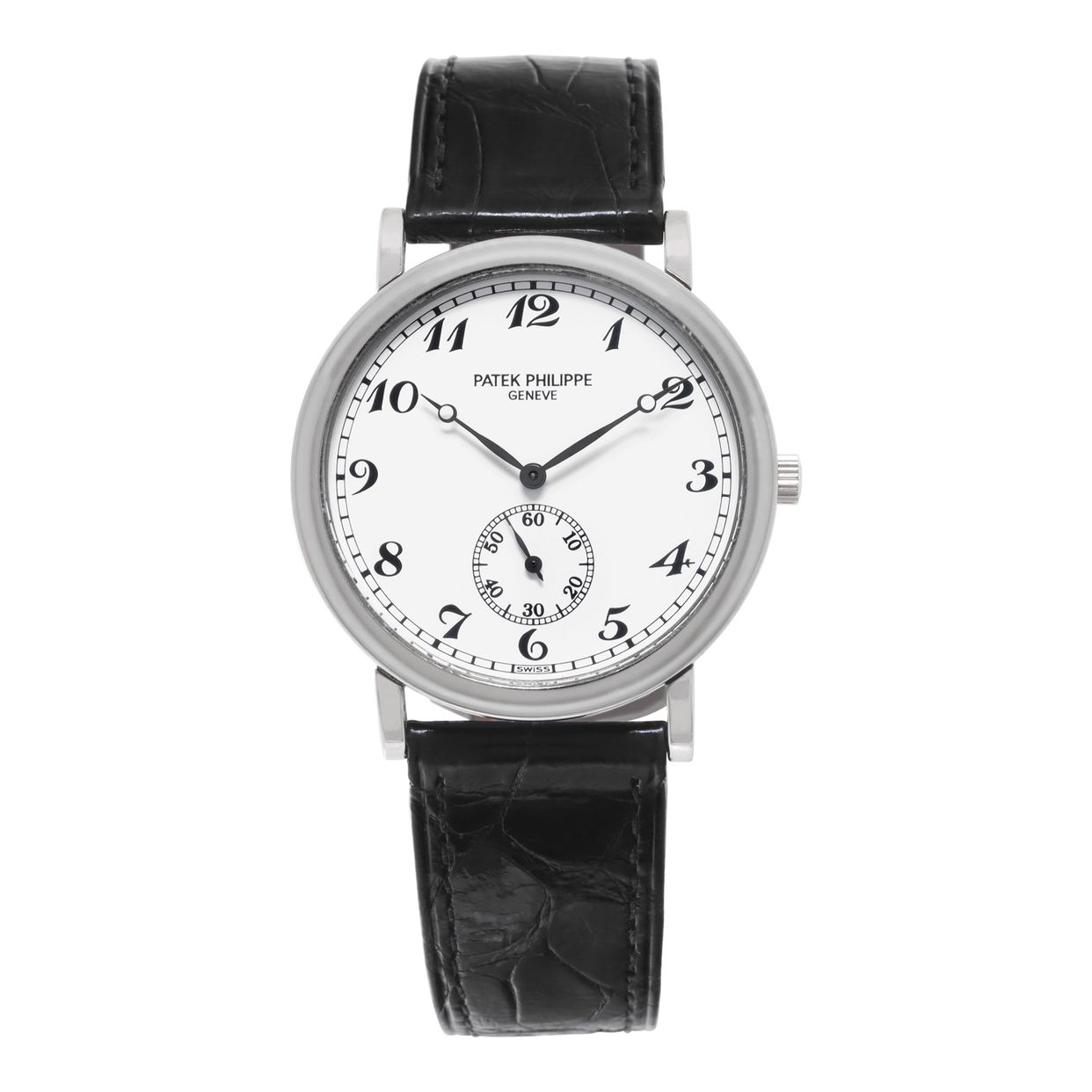 Pre-owned Patek Philippe Calatrava 5022G 18k white gold