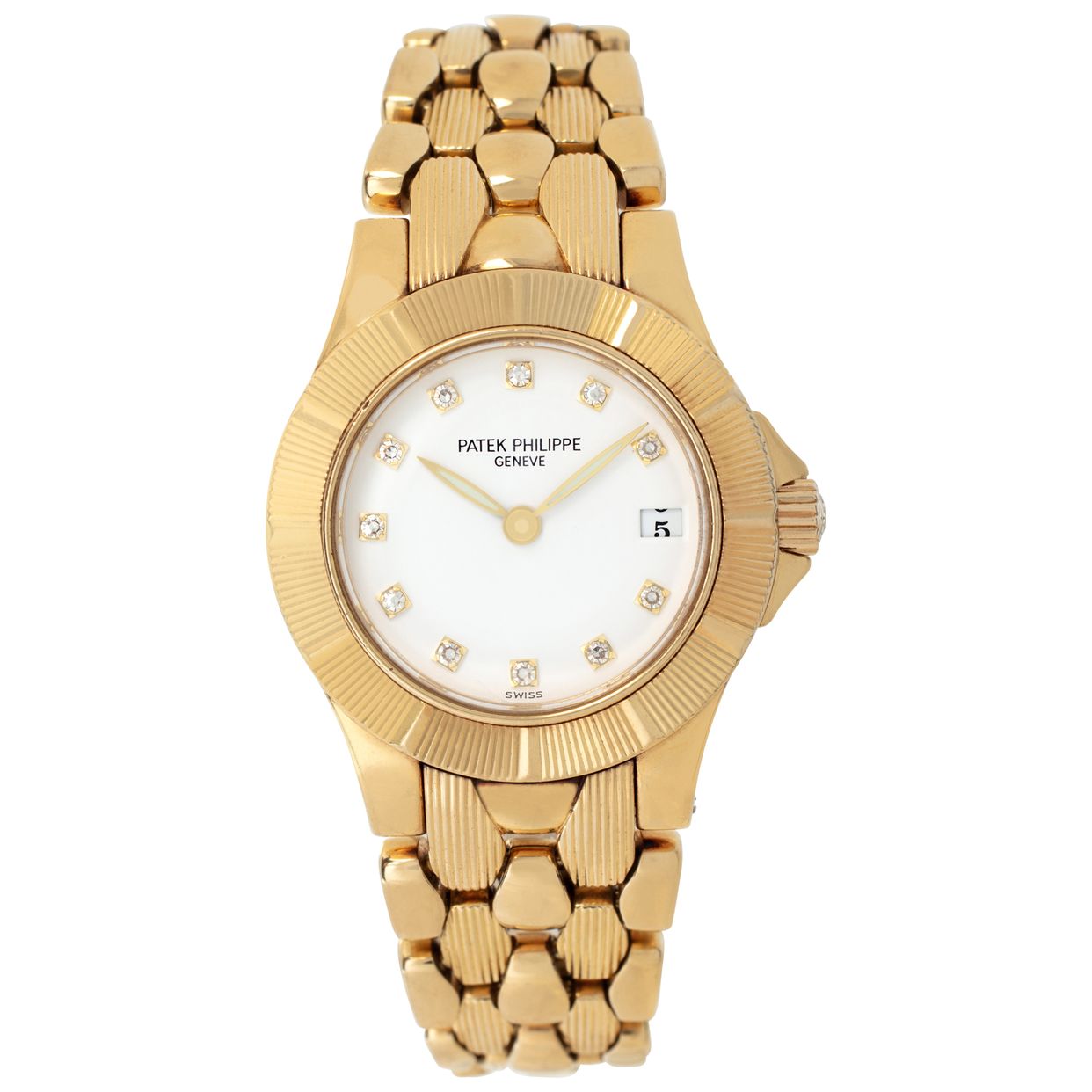 Pre-owned Patek Philippe Neptune 4881/1 18k 27 mm Quartz | Gray & Sons