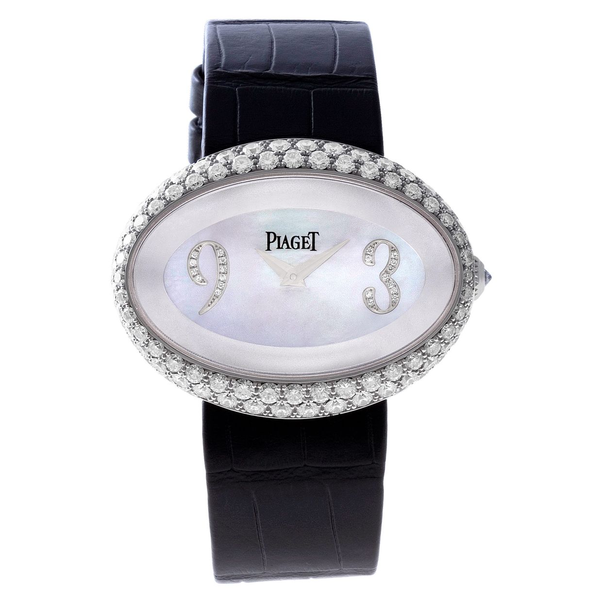 Preowned Piaget p10213 18k White Gold Mother Of Pearl | Gray & Sons