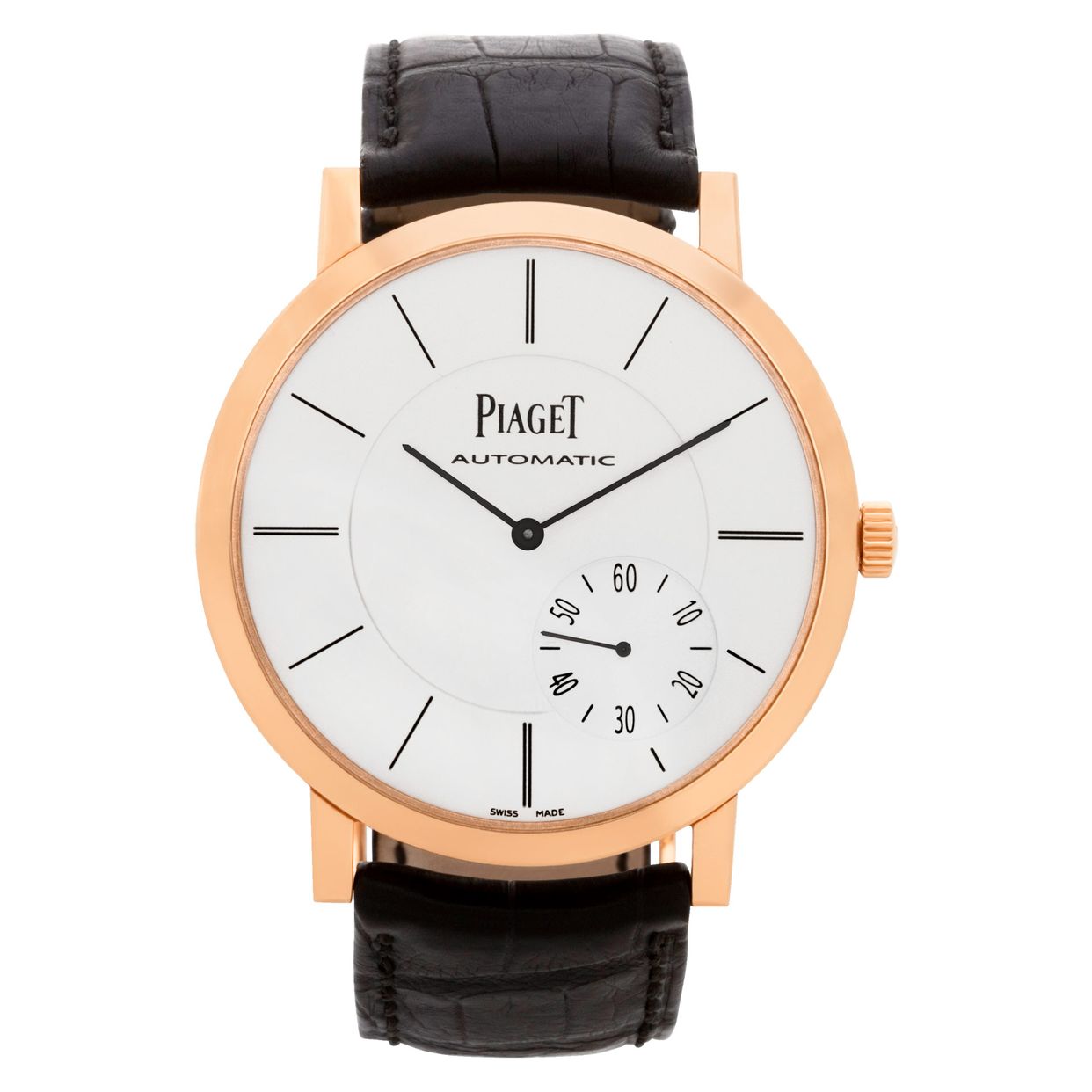 Pre-owned Piaget Altiplano g0a35131 18k rose gold 43mm auto