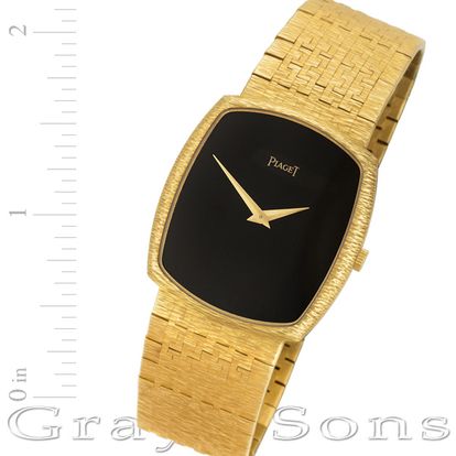 Used Piaget Black Tie 9741 18k 29mm Manual watch | Gray & Sons