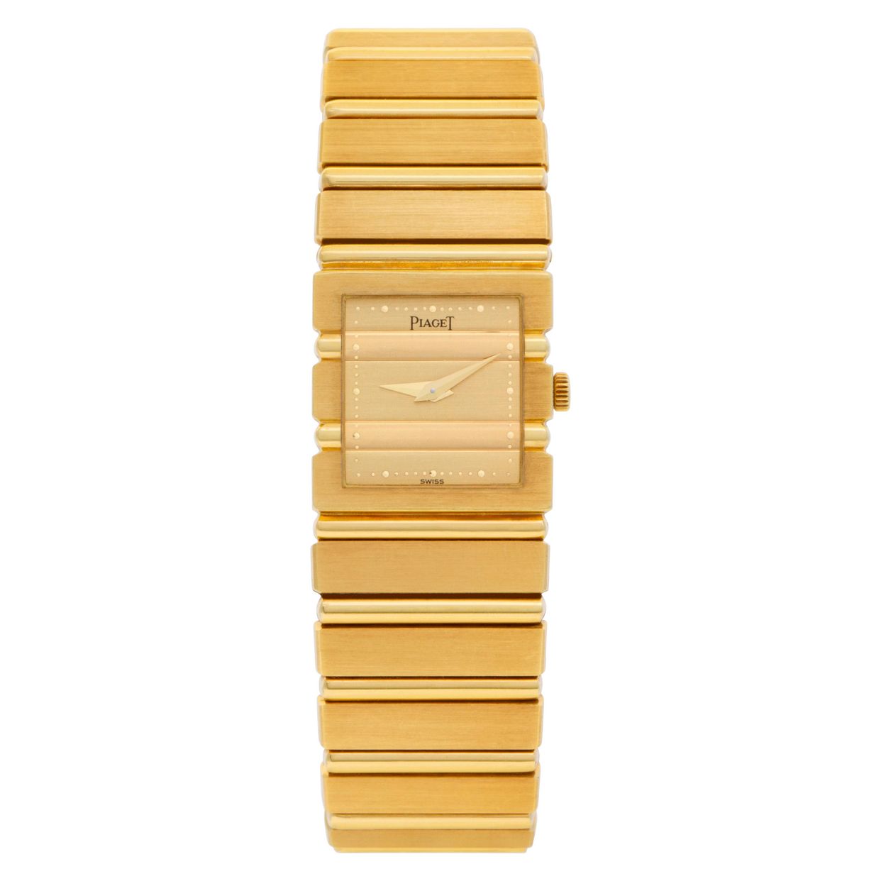 Used Piaget Polo 8131c701 18k Gold dial 20mm quartz watch