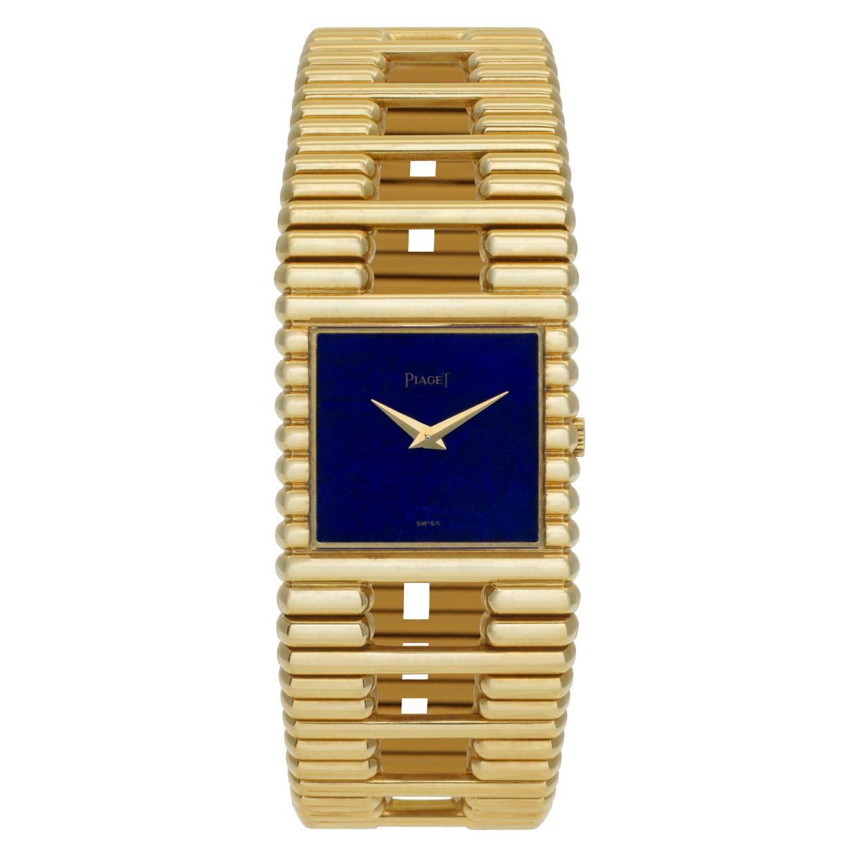 Preowned Piaget Polo 9131 C 212 18k Lapis dial 24mm Manual