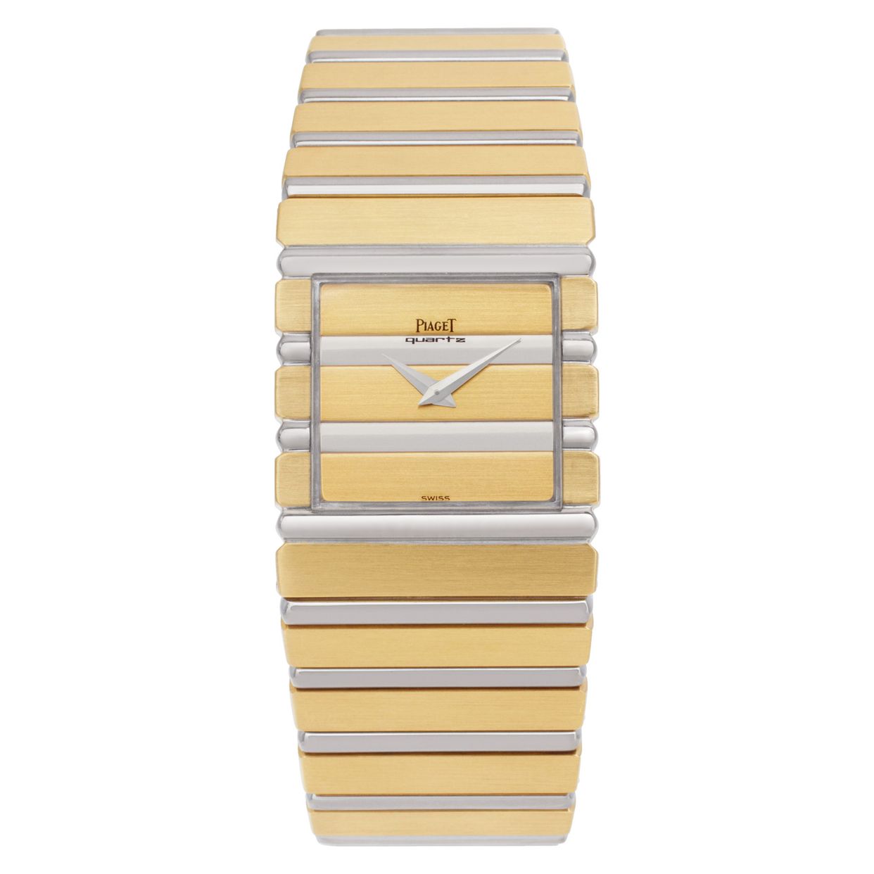 Pre-owned Piaget Polo 7131c701 18k White & Yellow Gold | Gray & Sons