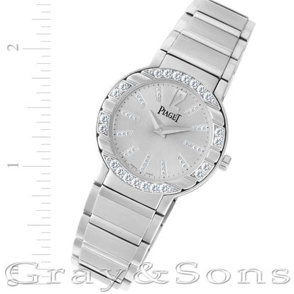 Pre-owned Piaget Polo GOA33231 18k white gold 28mm Quartz