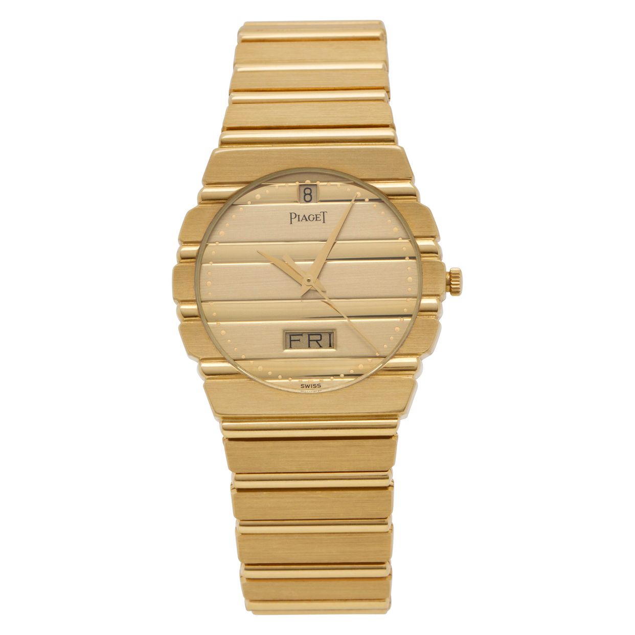 Pre-owned Piaget Polo 15562C701 18k Gold dial mm Quartz