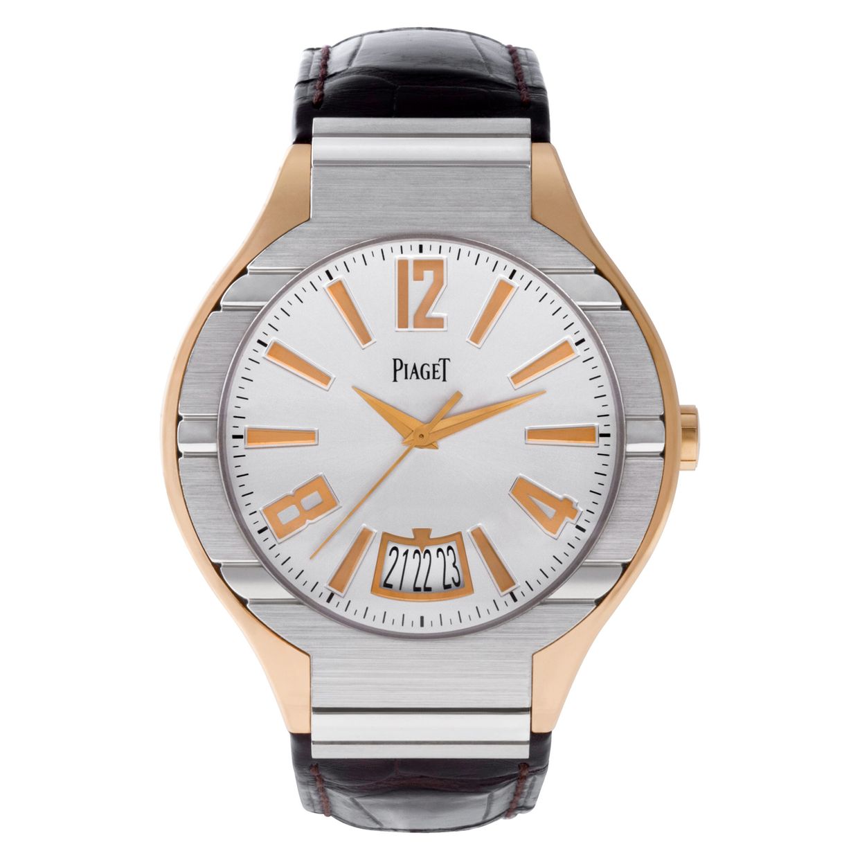 Pre-owned Piaget Polo GOA34041 18k white and pink gold | Gray & Sons