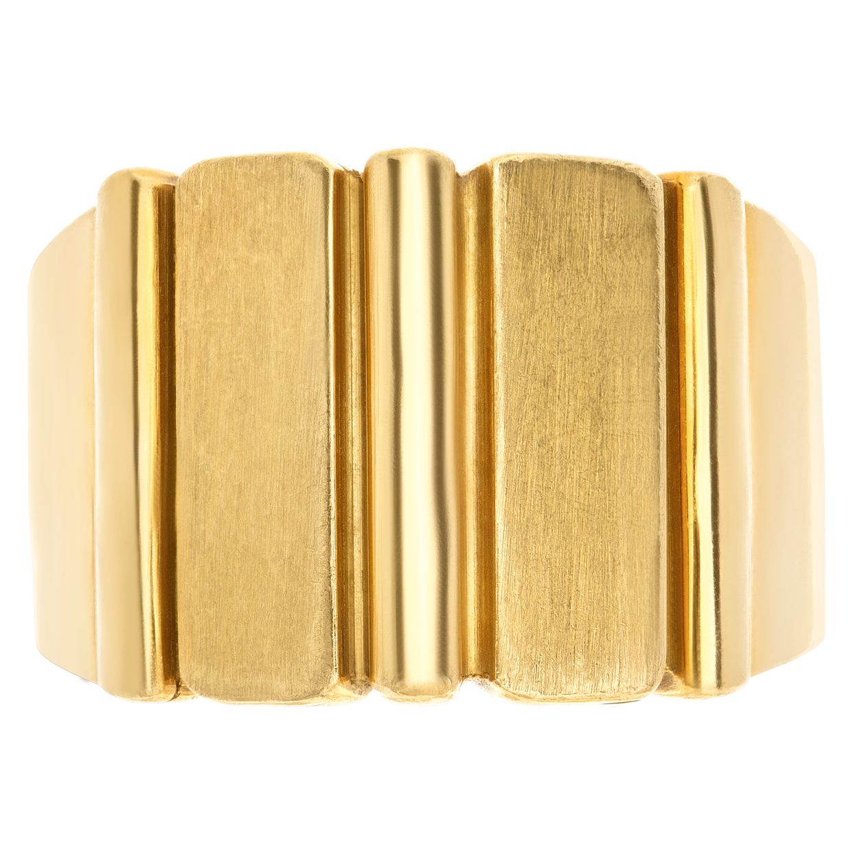 Piaget polo link style ring in 18k gold | Gray & Sons Jewelers