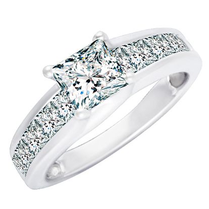 Princess cut diamond ring | Gray & Sons Jewelers