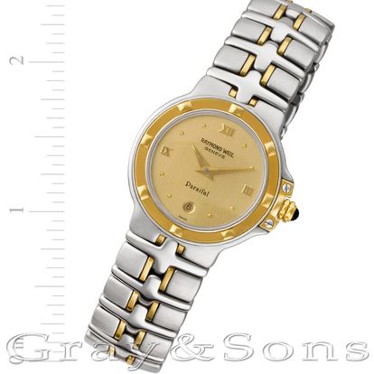 Used Raymond Weil 9990 18k & steel 26.5mm Quartz watch | | Gray & Sons