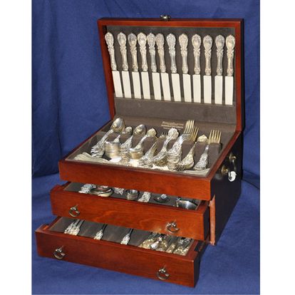 Reed & Barton Francis 1st Sterling Silver Flatware Set 14pc