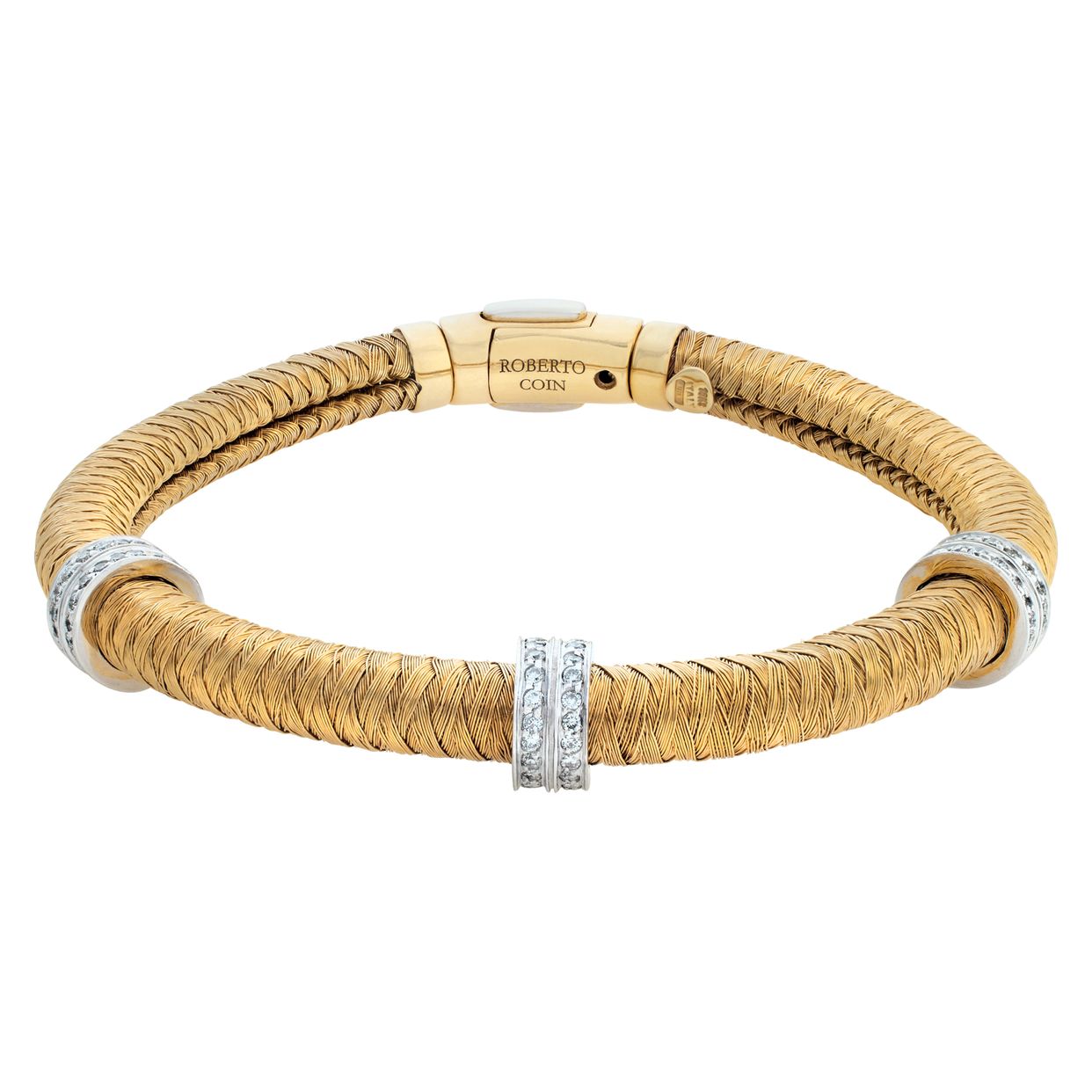 Roberto Coin Primavera Collection, Flexible Weaved S519713
