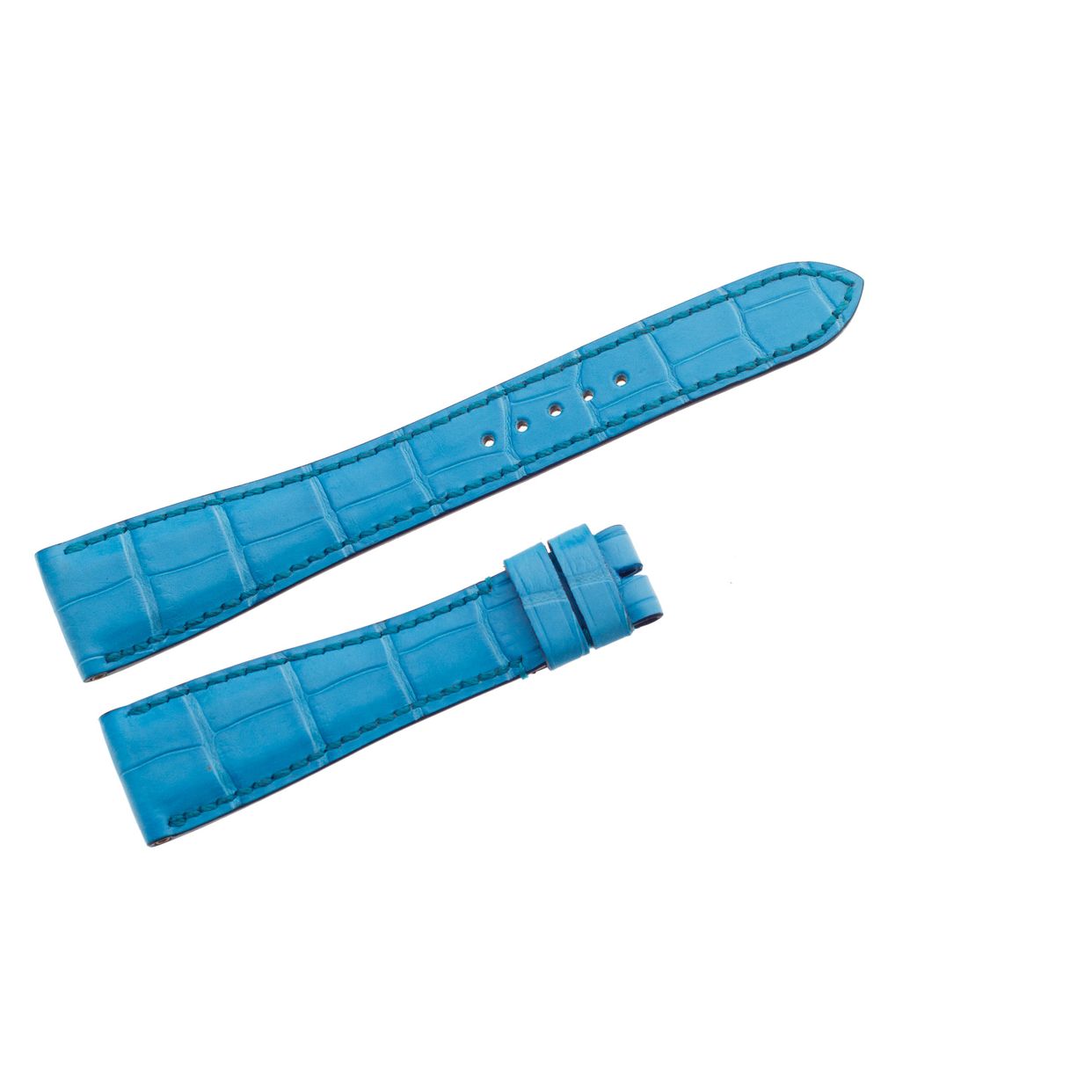 Roger Dubuis blue alligator strap at 19mm x 13mm N514430 | Gray & Sons