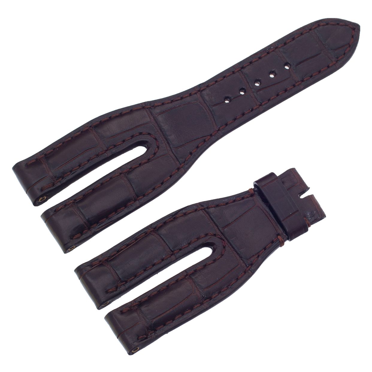 Roger Dubuis brown alligator strap for Roger Dubuis Too Much