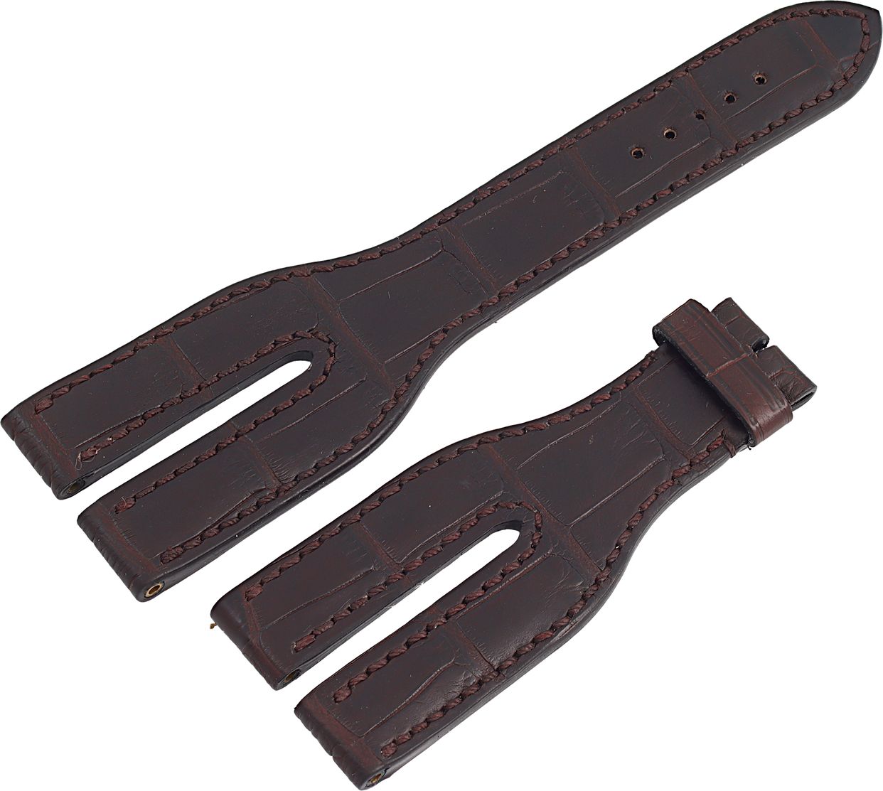 Roger Dubuis brown alligator watch band (28 x 16) | Gray & Sons