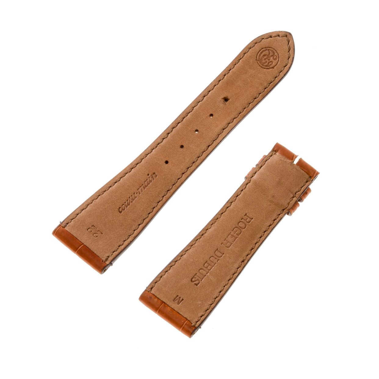 Roger Dubuis light brown Alligator strap | Gray & Sons Jewelers