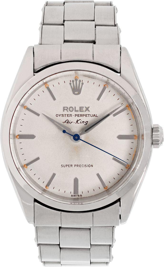 Preowned Rolex Air King 6552 Stainless Steel 34mm auto watch