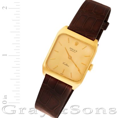 Preowned Rolex Cellini 4131 18k 23mm Manual watch | Gray & Sons