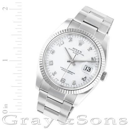 Preowned Rolex Date 115234 Stainless Steel 34mm W517627 | Gray & Sons