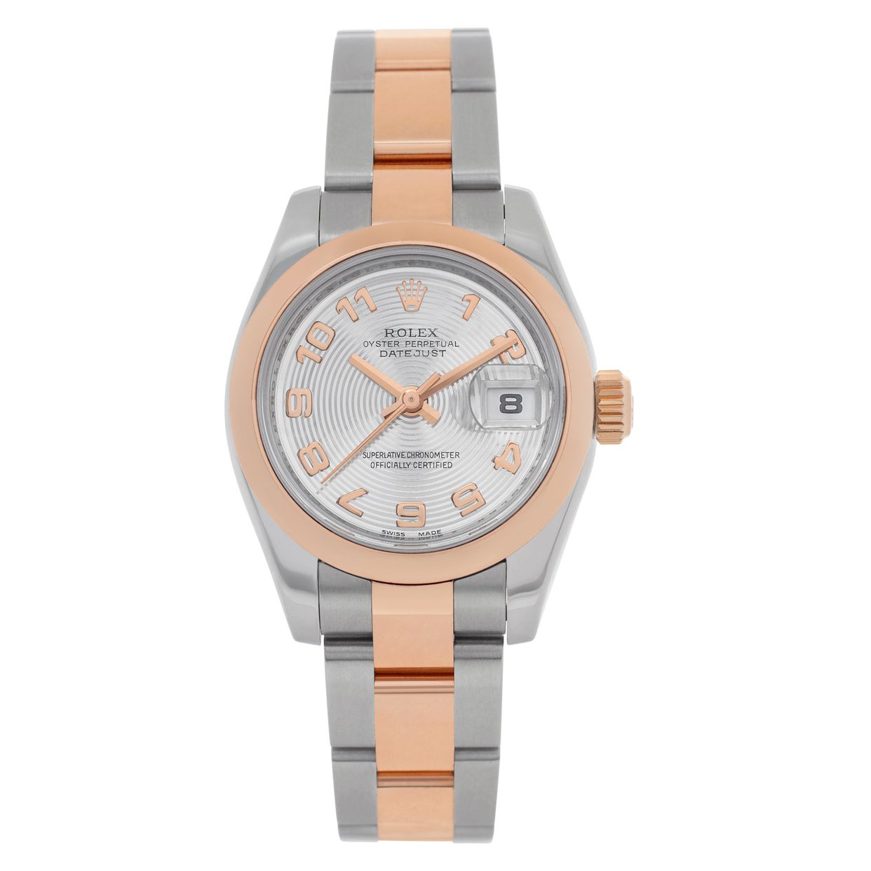 Used Rolex Datejust 179161 18k rose gold & stainless steel