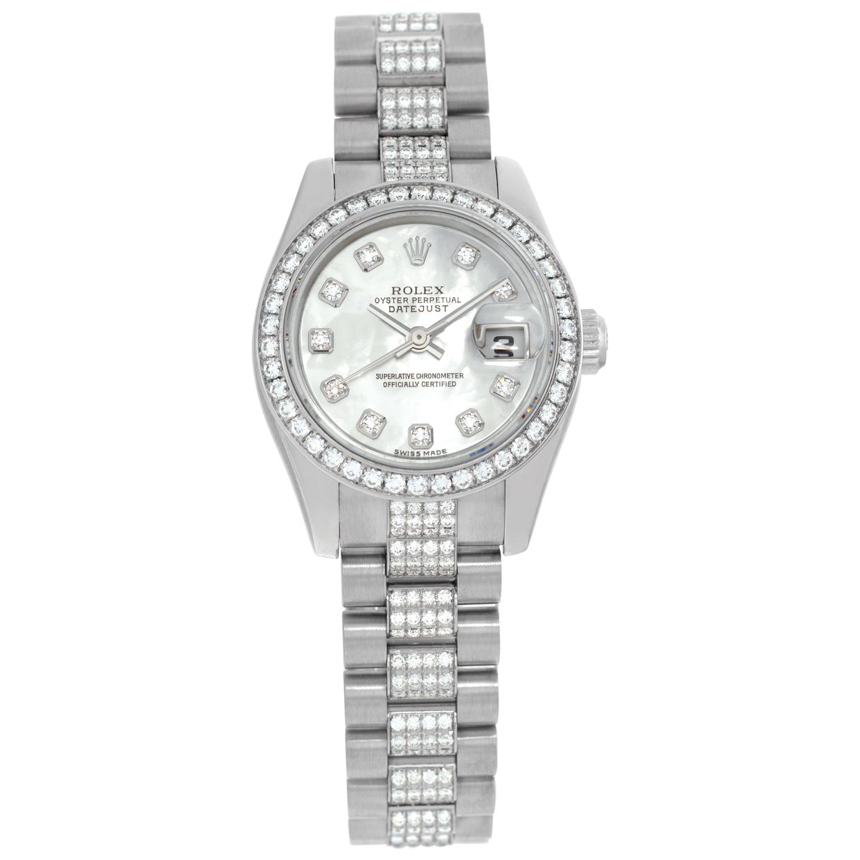 Used Rolex Datejust 179736 platinum 26mm auto watch | Gray & Sons