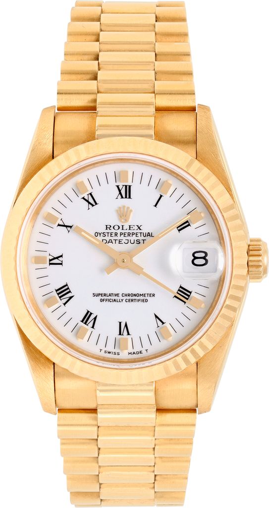 Pre-owned Rolex Datejust 68288 18k 31mm auto watch | Gray & Sons