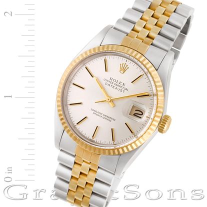 Used Rolex Datejust 16003 stainless steel 36mm auto watch