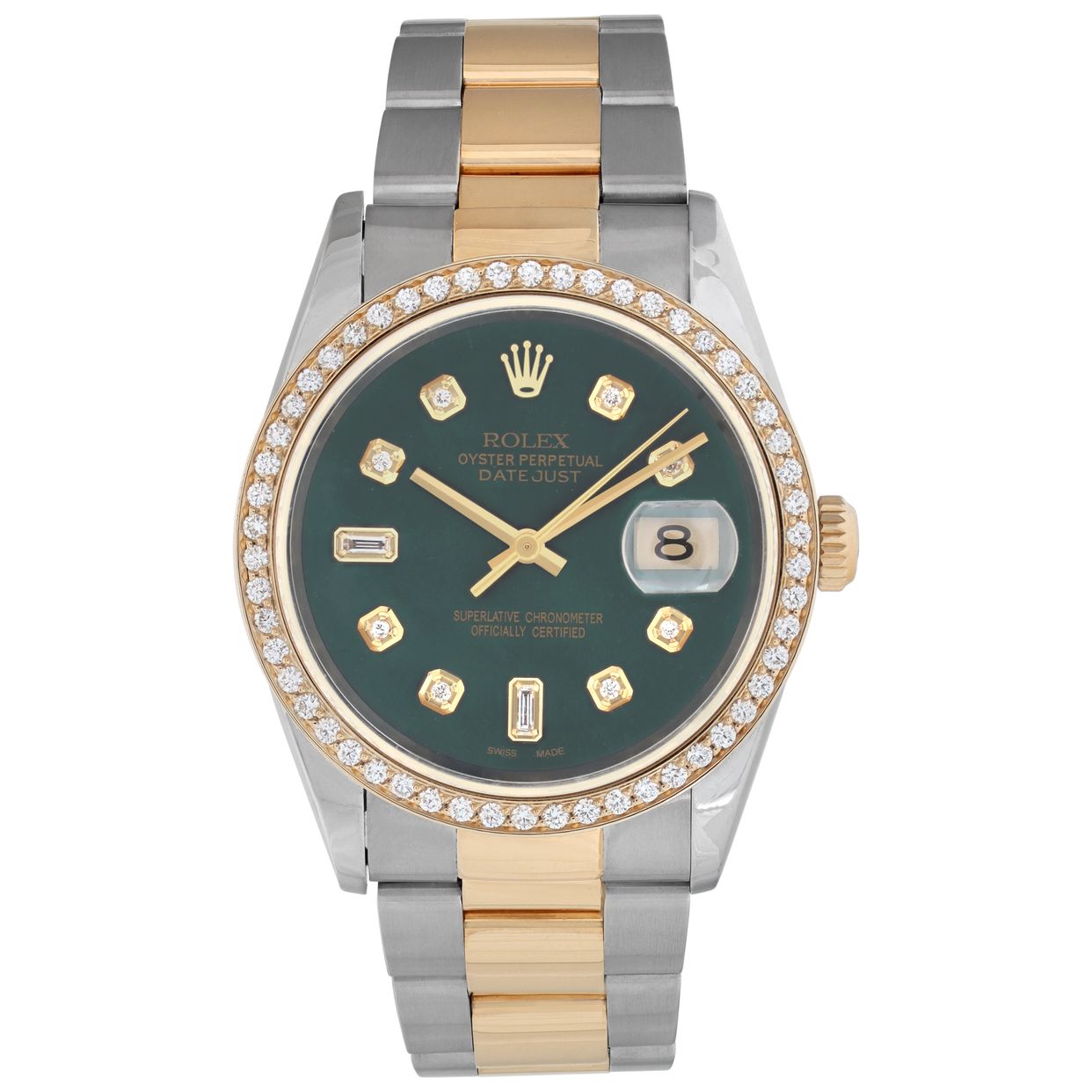 Preowned Rolex Datejust 16203 18k & Stainless Steel W527711