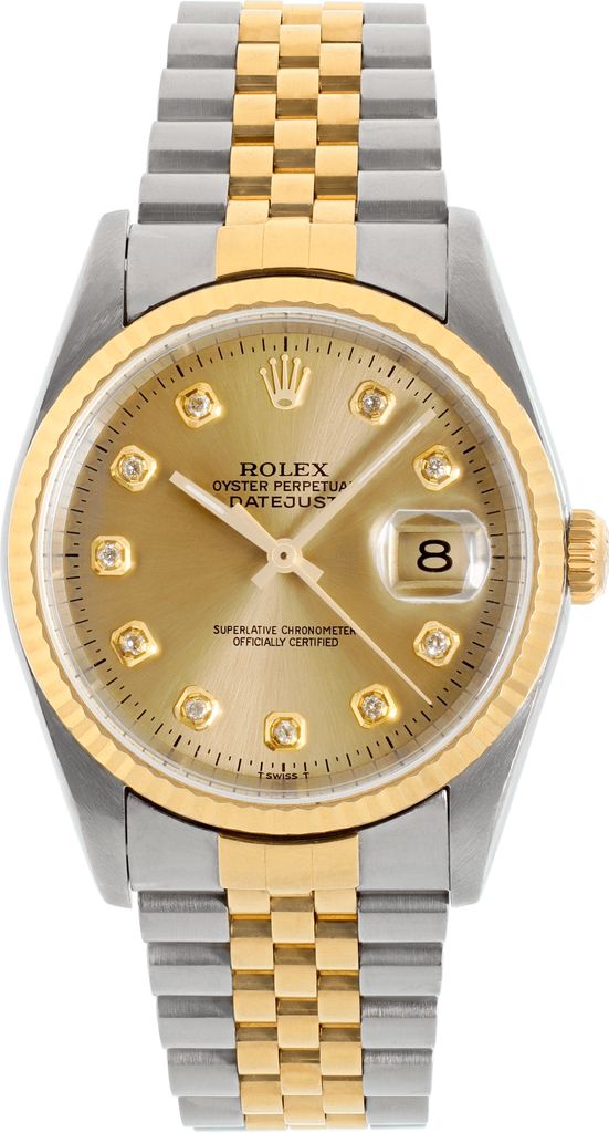 Pre-owned Rolex Datejust 16233 Stainless Steel W529127 | Gray & Sons