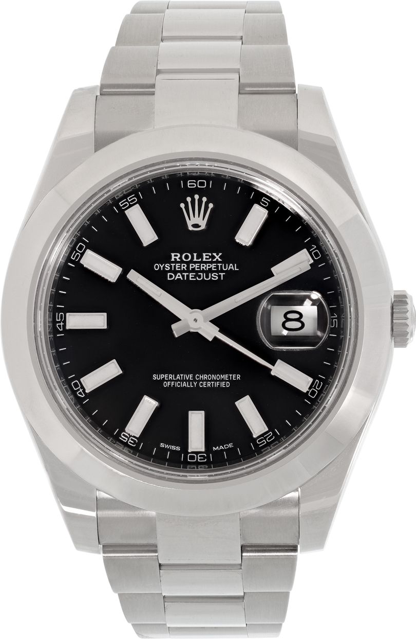 Pre-owned Rolex Datejust 116300 Stainless Steel 41mm auto