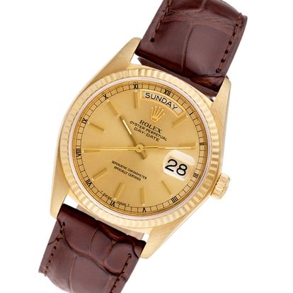 Used Rolex Day-Date 18038 18k 36mm auto watch W518159 | Gray & Sons