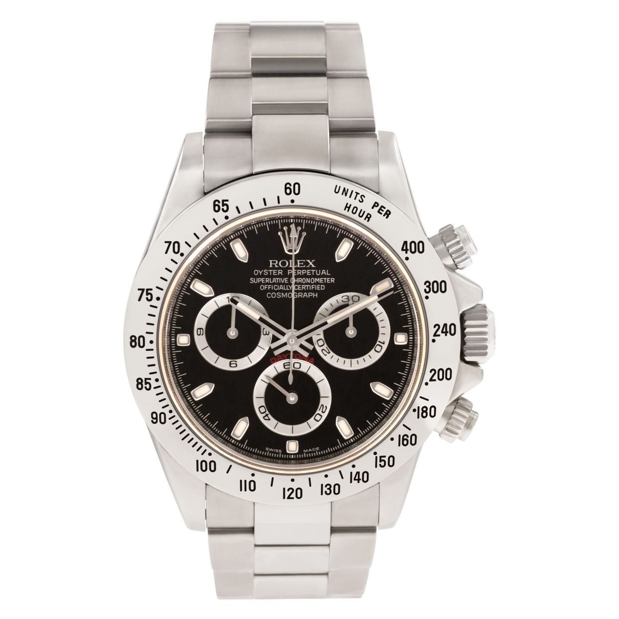 Preowned Rolex Daytona 116520 stainless steel 38mm auto