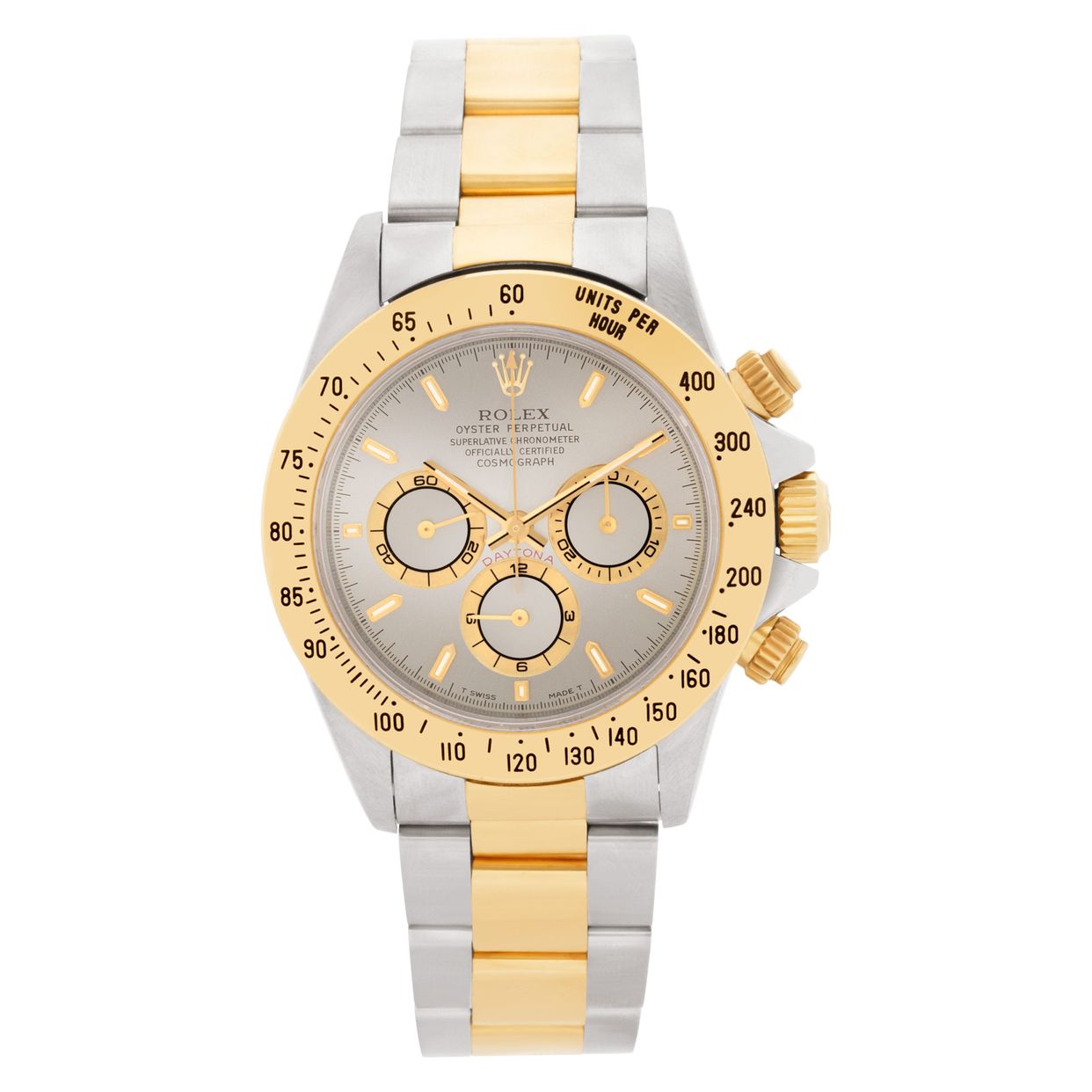 Used Rolex Daytona 16523 18k & steel 40mm auto W519660 | Gray & Sons