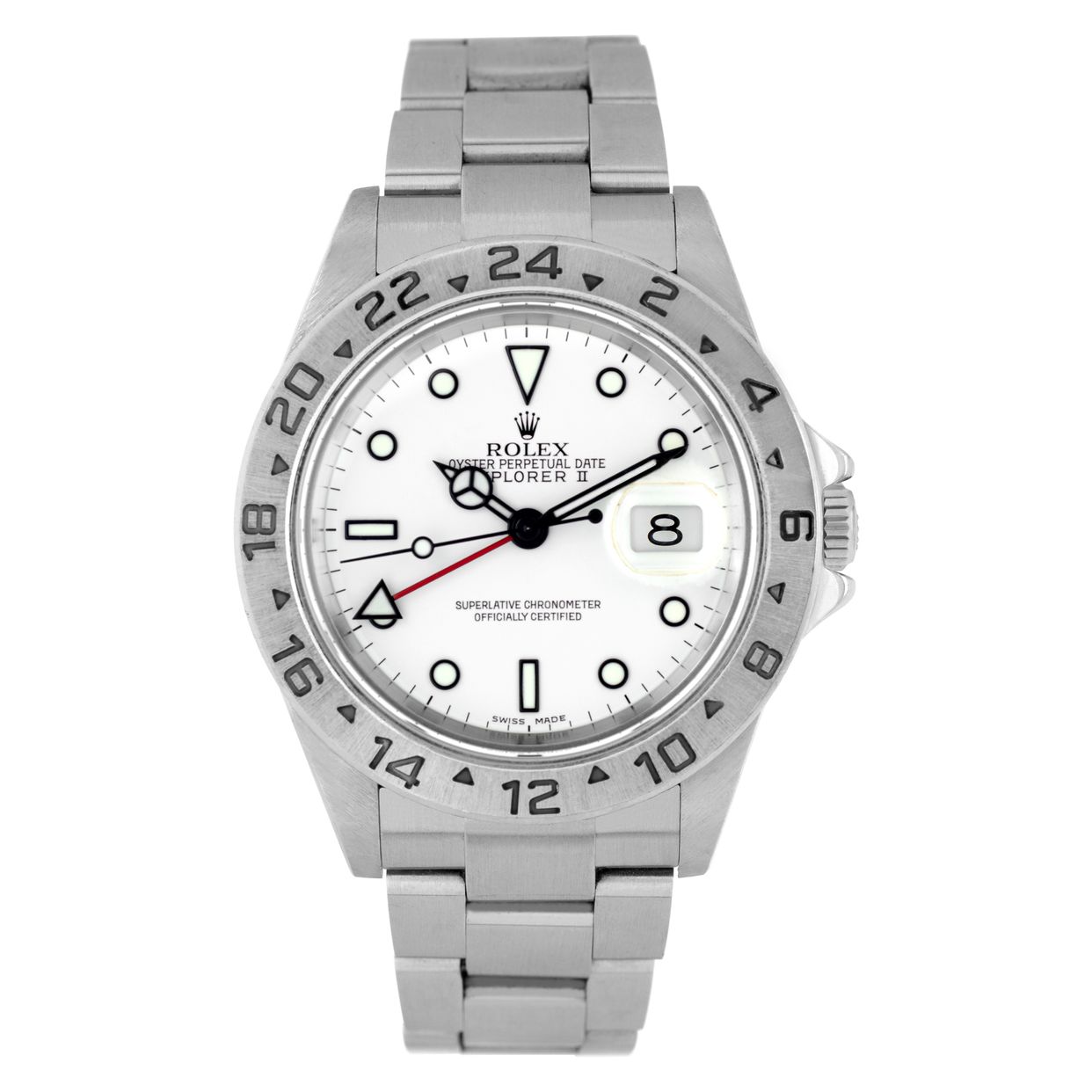 Preowned Rolex Explorer 16570 Stainless Steel White W527015