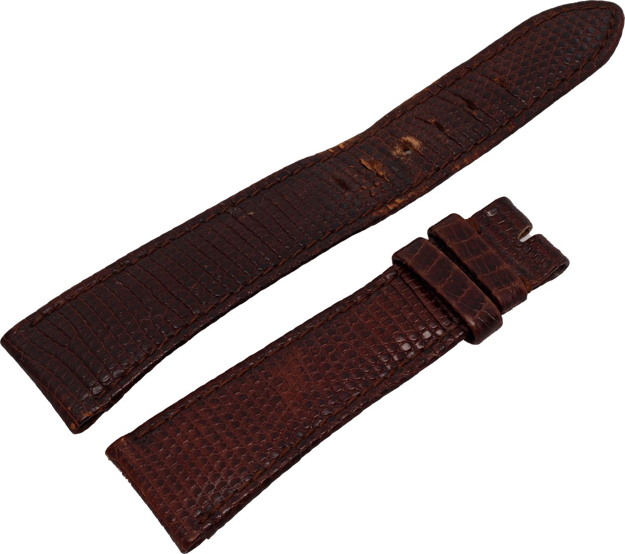 Rolex Genuine Brown Lizard Leather Strap for tang buckle | Gray & Sons