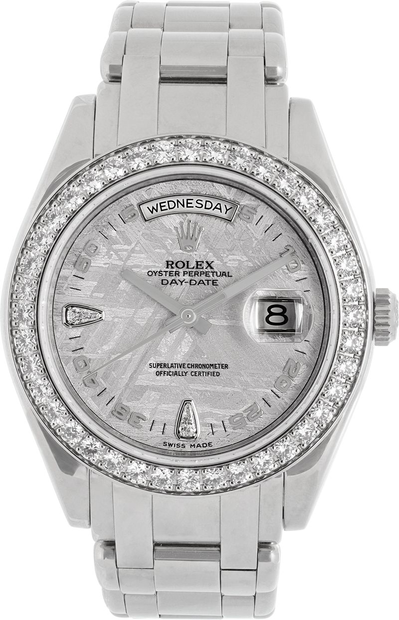 Preowned Rolex Masterpiece 18946 Platinum 39mm auto watch