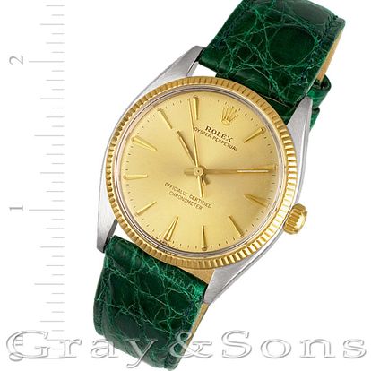 Pre-owned Rolex Oyster Perpetual 6567 stainless steel 34mm