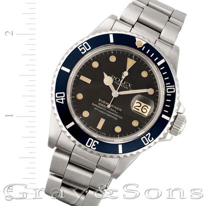 Preowned Rolex Submariner 168000 Stainless Steel W515608 | Gray & Sons