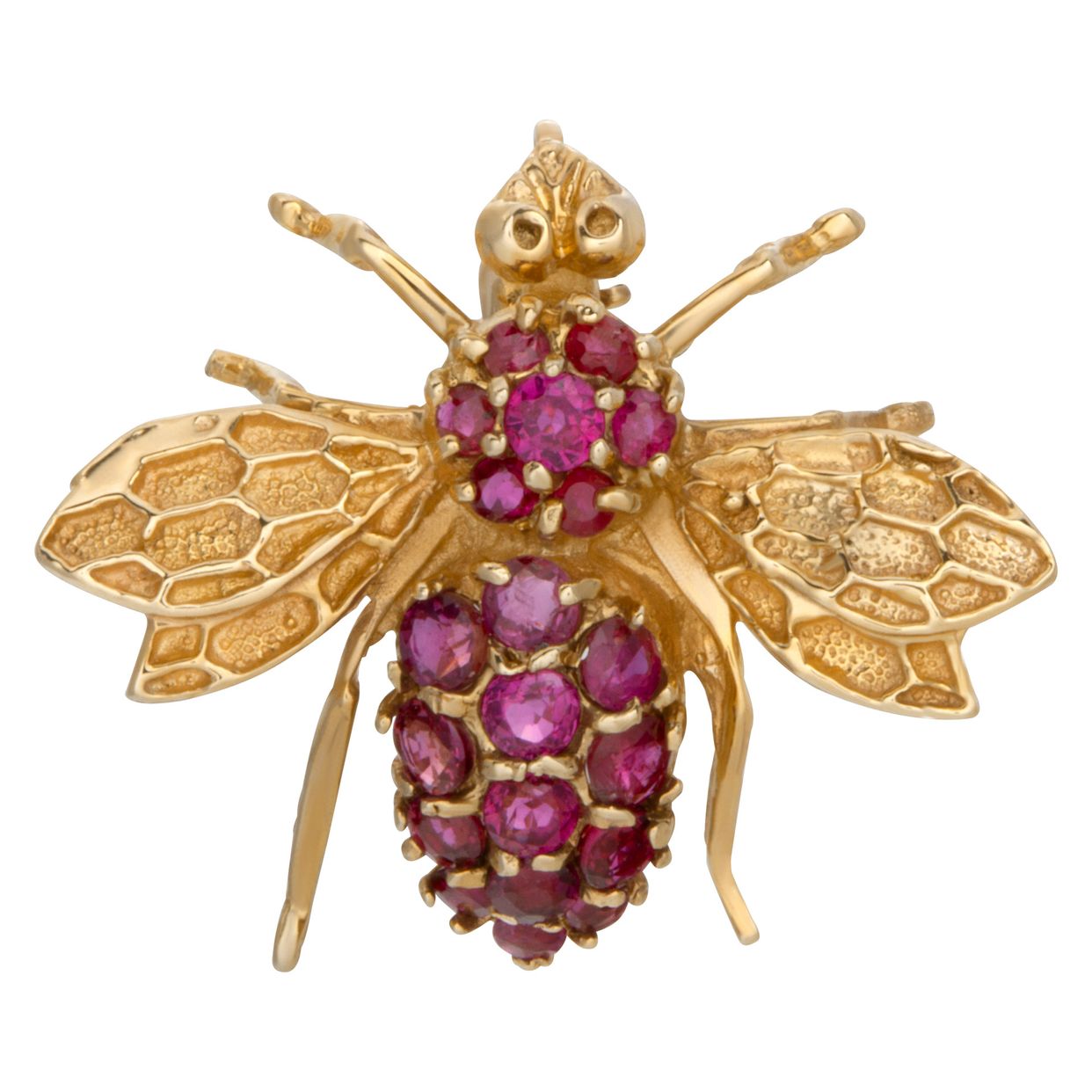 Ruby bee in 14k | Gray & Sons Jewelers