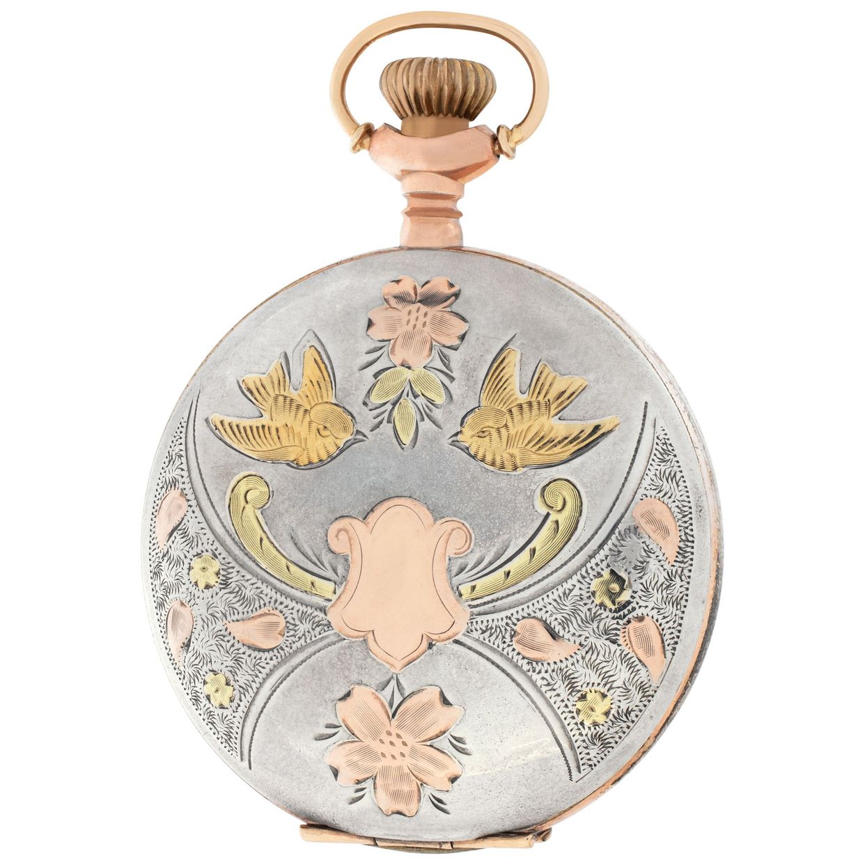 Pre-owned Standard pocket watch sterling silver mm Manual