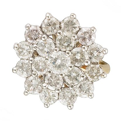 Stunning flower design diamond ring | Gray & Sons Jewelers