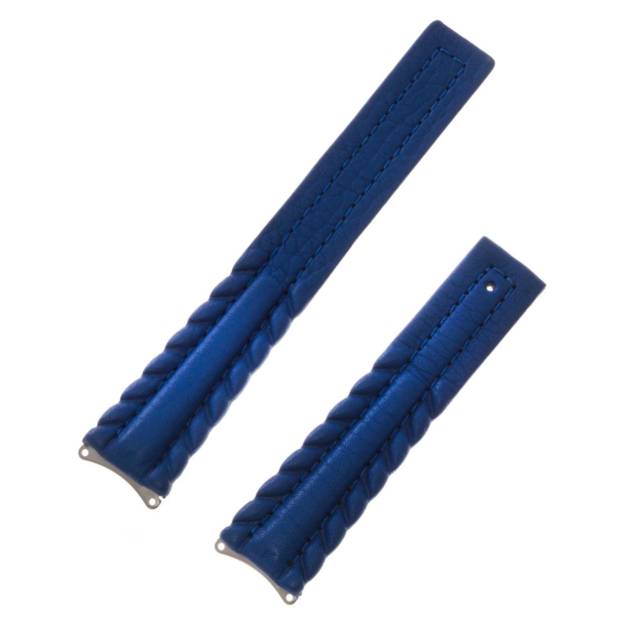 Tag Heuer blue leather strap for deployment buckle 20x16 | Gray & Sons