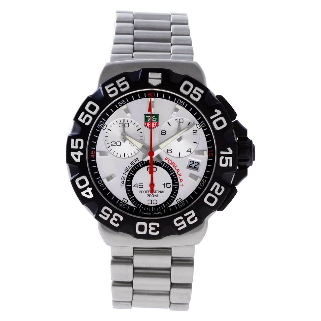 Pre-owned Tag Heuer Formula 1 CAH1111 stainless steel 41mm