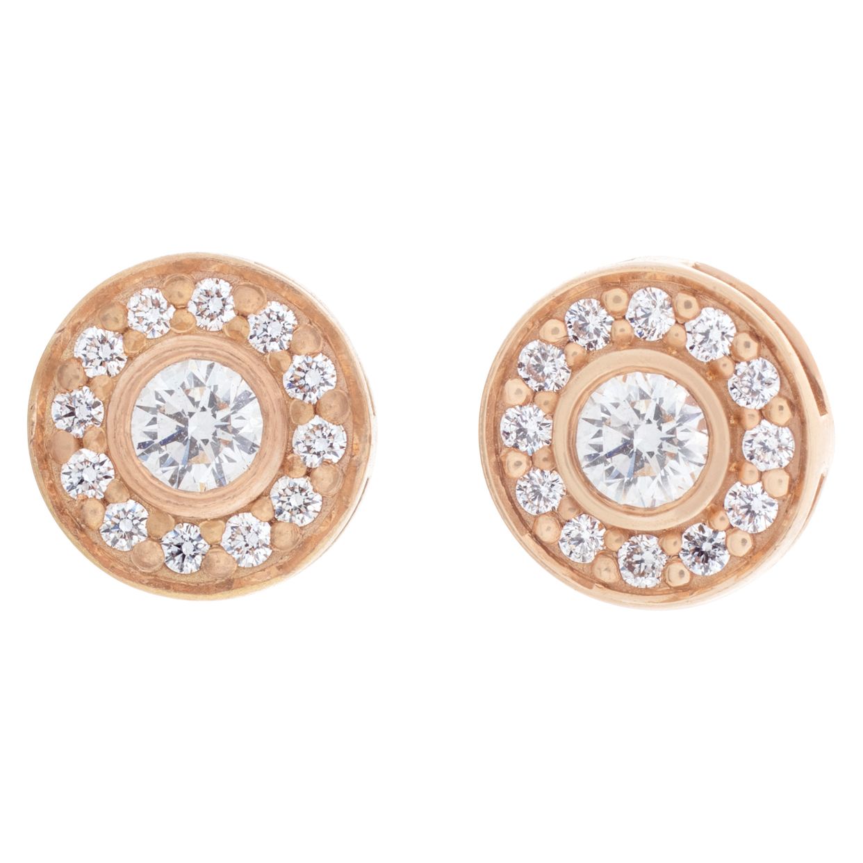 Tffany & Co. Mini Circlet earrings in 18k rose gold | Gray & Sons