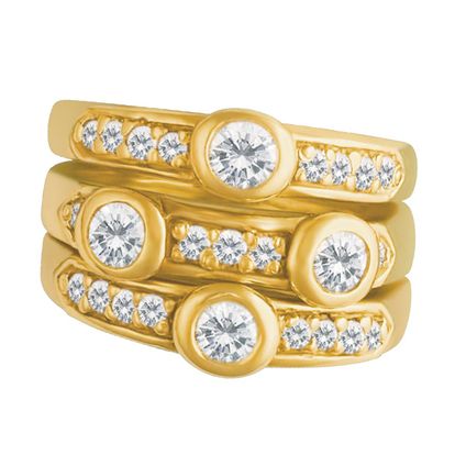 Three Stackable Diamonds Rings | Gray & Sons Jewelers