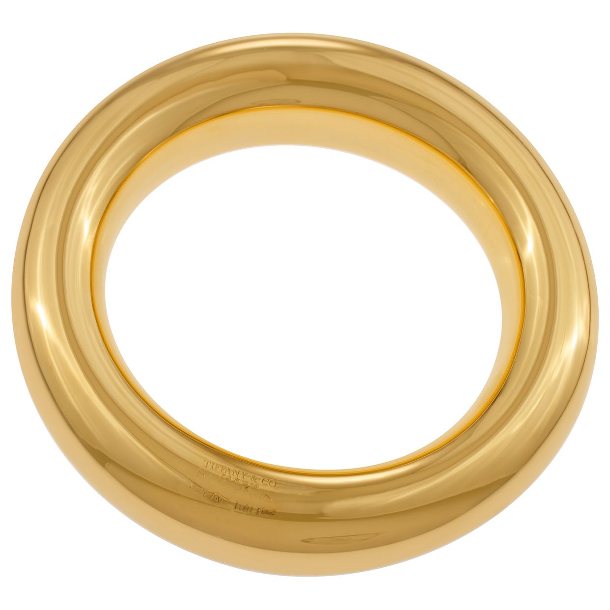 Tiffany & Co Elsa Perreti Doughnut bangle in 18k yellow gold
